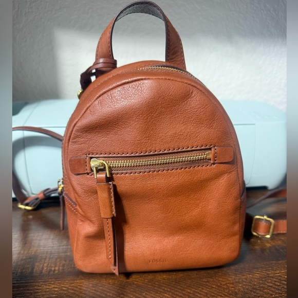 Fossil | Bags | Fossil Megan Mini Leather Backpack | Poshmark